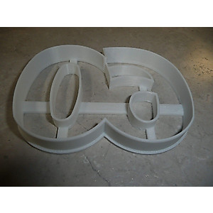 NUMBER 60 SIXTY ANNIVERSARY BIRTHDAY EVENT COOKIE CUTTER MADE IN USA PR108-60