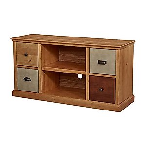 Amazon Brand – Ravenna Home Classic Solid Wood Media Center, 47"W