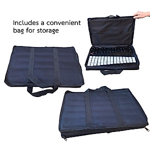 Large Xylophone 25 Notes Chromatic Glockenspiel, Bag, Sheet Music Cards, 45-song Ebook