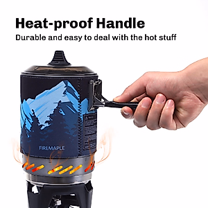 Fire-Maple Fixed Star X2 Backpacking and Camping Stove System Outdoor Propane Camp Cooking Gear Portable Pot Jet Burner Set Ideal for Hiking, Trekking, Fishing, Hunting Trips and Emergency Use