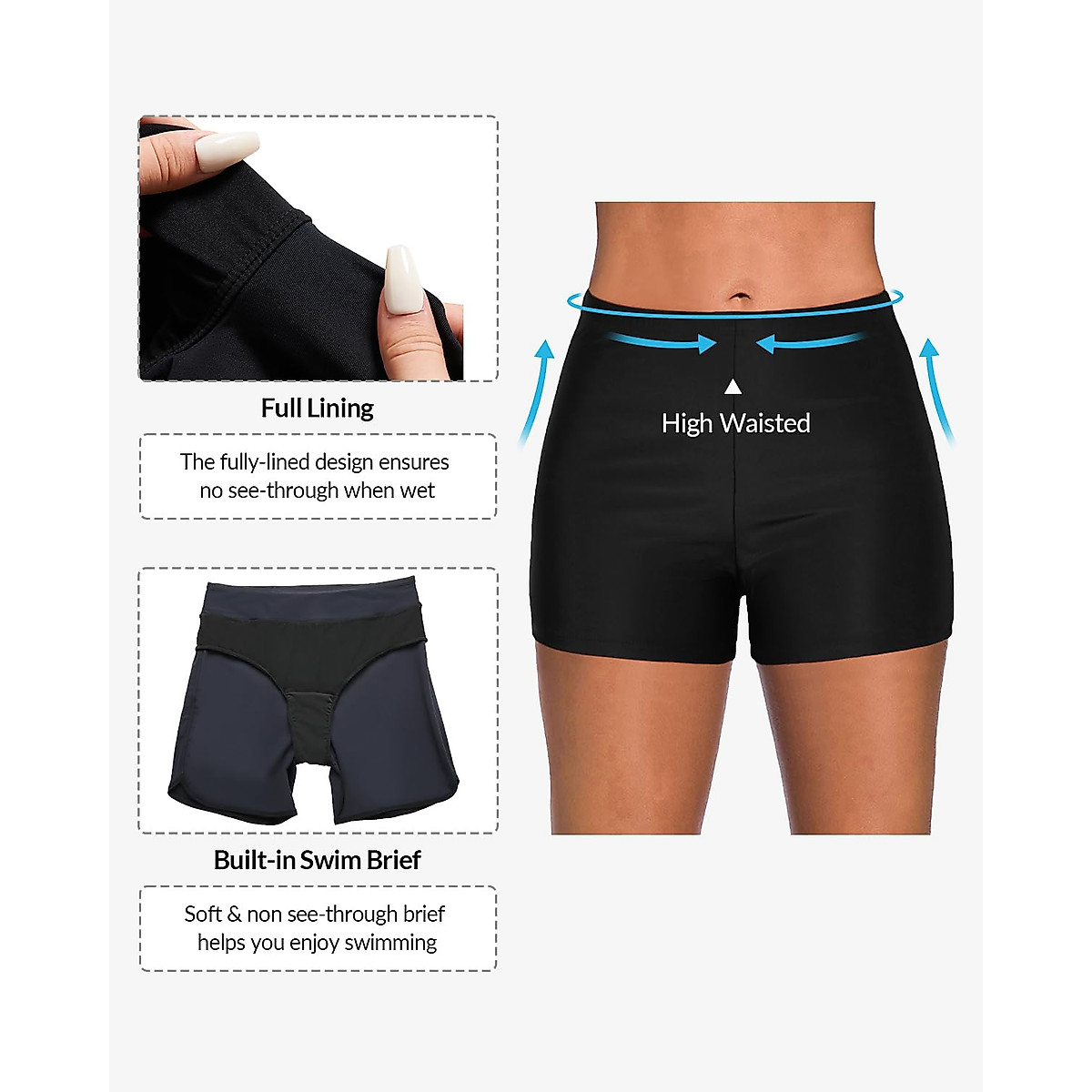 Yonique Women 2 Piece Flowy Tankini Swimsuits with Boyshorts V Neck Swim Tank Tops Bathing Suits Modest Swimwear Mandala XXL