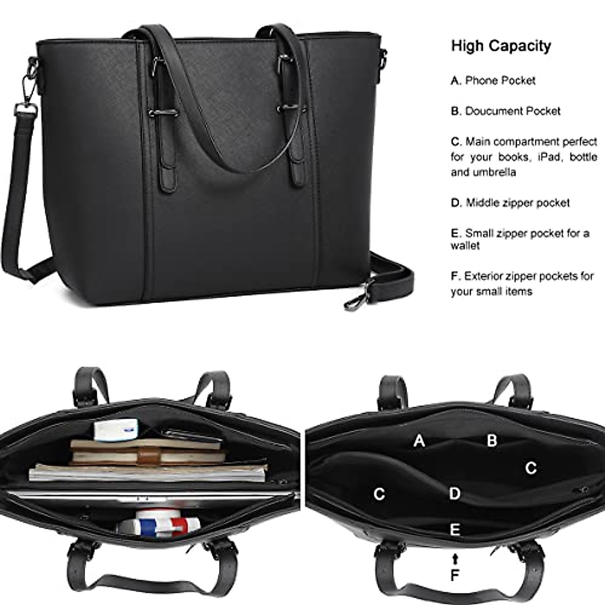 Women Purses and Handbags Tote Shoulder Bag Top Handle Satchel Bags for Ladies One Size