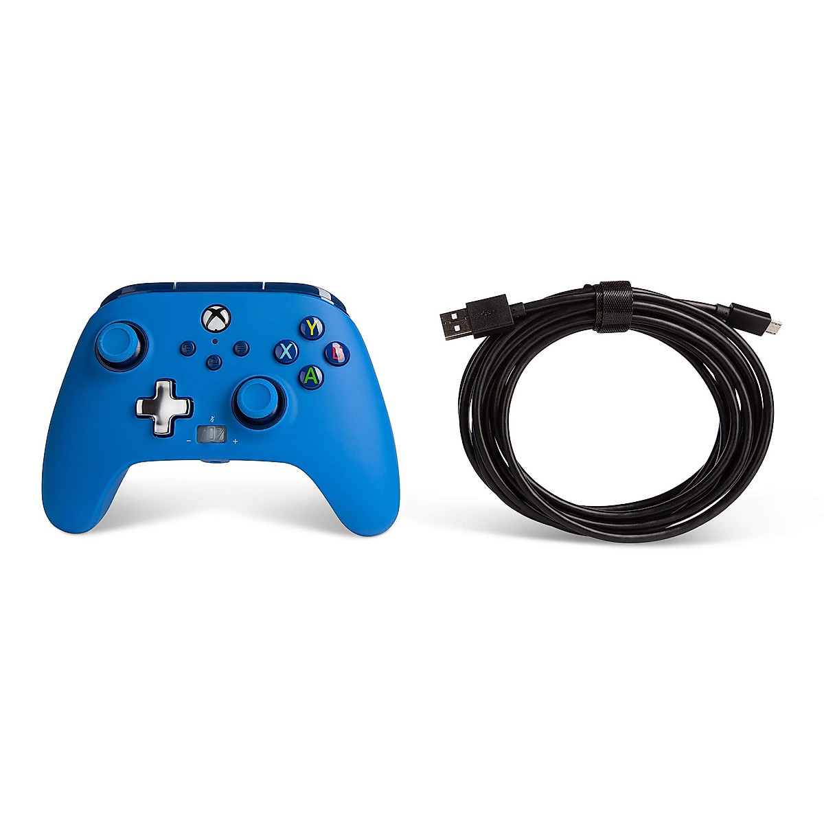 PowerA Enhanced Wired Controller for Xbox Series X|S - Blue, Officially Licensed for Xbox