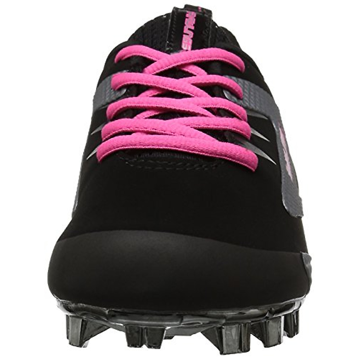 Rawlings Girl's Capture Baseball Shoe, Black/Pink, 3.0 M US Little Kid