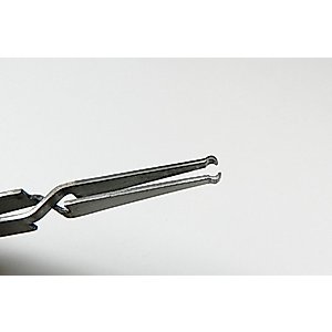Lock Pinning Cross Locking Tweezers - Stainless Steel, Wire Holding tweezer self-locking for Locksmith and Rekeying Kit, Locksmith Tools, Metal Tweezers for Lock Pinning on a Pinning Mat for Locksmith