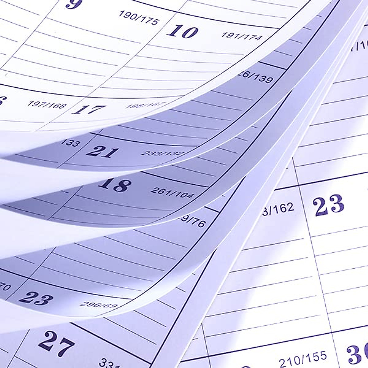 2023-2024 Wall Calendar - 18 Months Calendar 2023-2024 from Jan. 2023 - Jun. 2024, 8.5" x 11", Twin-Wire Binding, Ruled Blocks with Julian Dates, Perfect Wall Calendar for Organizing