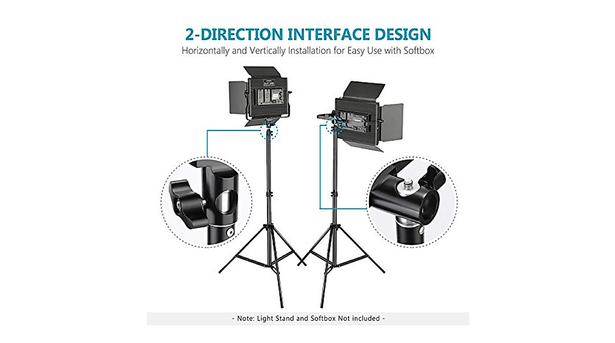 Neewer 660 LED Video Light - Dimmable Bi-Color Panel for Studio & YouTube