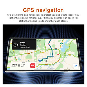 Airshi Desktop Tablet, 5G WiFi 7000mAh IPS Screen 10 Inch Tablet White for Home (US Plug)