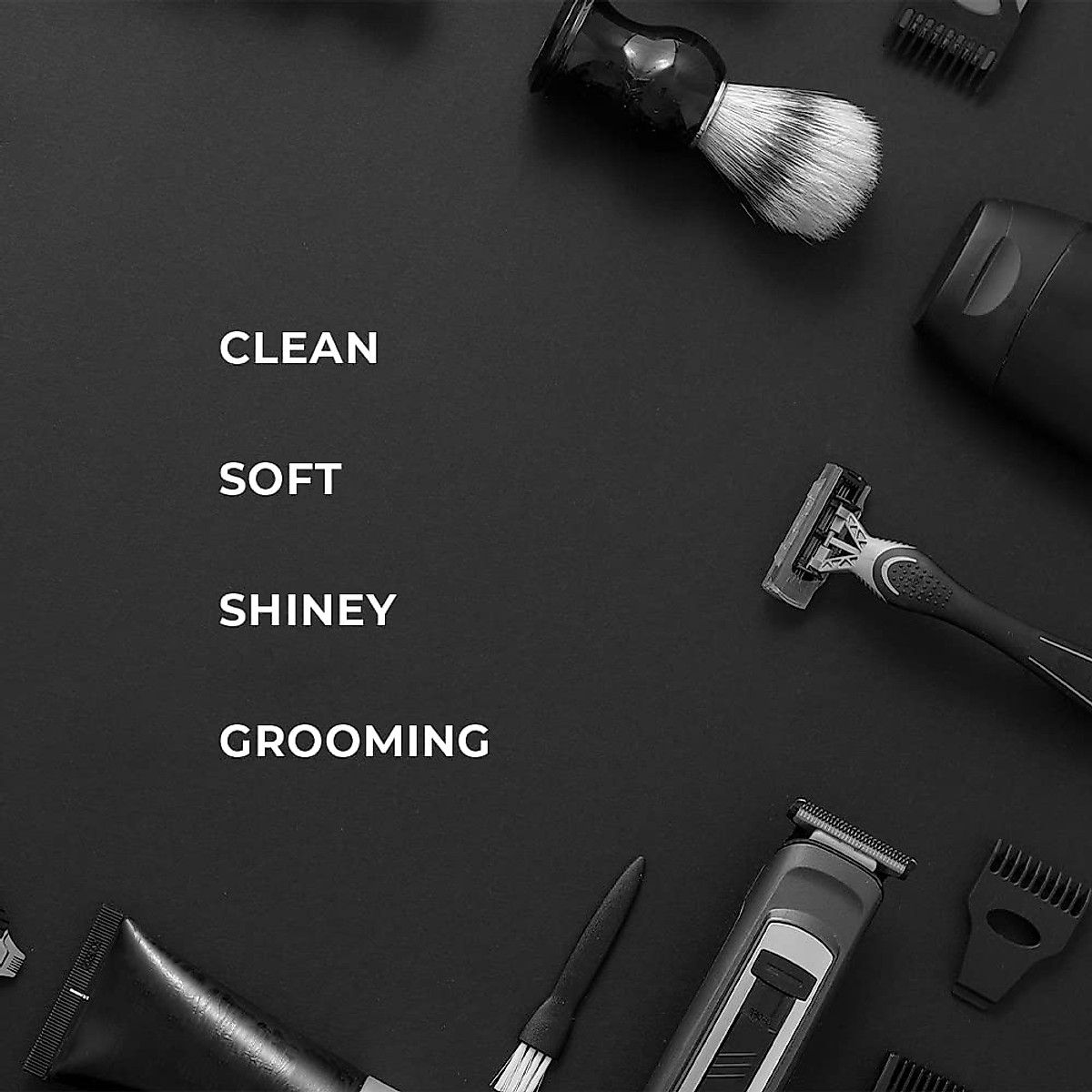 Well's MEGA GROWTH Beard Balm (Original Scent) | 2 fl.oz. | 100% Natural | Chemical-Free | For Men’s Beard Care | Taming, Styling & Softening