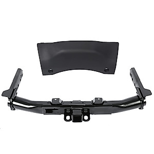 ECOTRIC Trailer Hitch Receiver Compatible with 2014-2019 Dodge Durango with Cover Bezel & Hardware 3 Stages Replacement for 82214135AB （2 Packages）