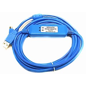 EZSync USB Programming Cable for Mitsubishi Melsec FX Series PLCs, USB to RS422, FX-USB-AW Compatible, EZSync505