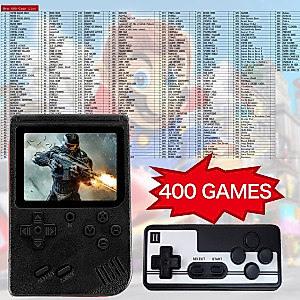 Handheld Games Console, Retro Video Games Consoles 400 Classic Games Good Gifts for Kids and Adult