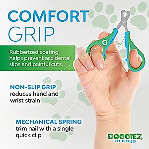 Dog Nail Clippers for Small Dogs, Cat Nail Clipper - Safe for Small Breeds Pet Nail Clippers - Dog Nail Trimmers for Puppy, Prevents Over Cutting of Dog Toenail, Cat Claw - Cat Nail Trimmer for Kitten