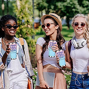 Zipe 30 oz Stainless Steel Vacuum Insulated Tumbler - You're The Sister I Got To Choose Tumbler with Lid, Steel Straws & Brush - Coffee Travel Mug for Women for Cold Drinks & Hot Beverages