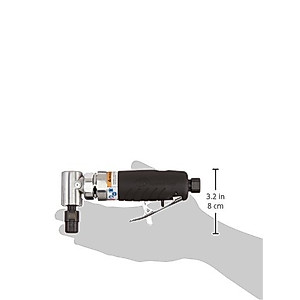 Ingersoll Rand 3101G Air Die Grinder Edge Series – 1/4", Heavy Duty, Right Angle, Ergonomic Grip, Ball Bearing Construction, Lightweight Tool, Black