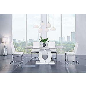 Global Furniture USA Dining Table, Marble