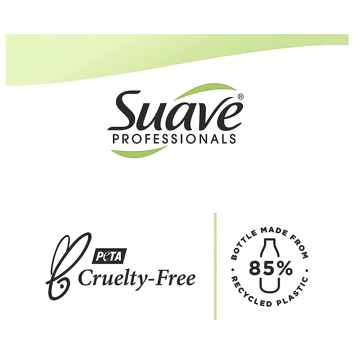 Suave Professionals Moisturizing Shampoo and Conditioner for Dry Hair Almond and Shea Butter Paraben-free and Dye-free 18 oz, 2 Count