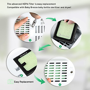 Little Bo Baby Bottle Steamer Filter Compatible with Baby Brezza Baby Bottle Steamer and Dryer Advanced