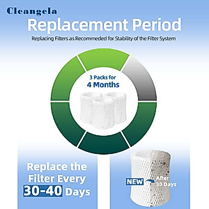 3 Pack Humidifier Replacement Filter Compatible with Canopy Bedside and Nursery Humidifiers | Wood Pulp & Paper Filter for Optimal Performance | Easy to Install