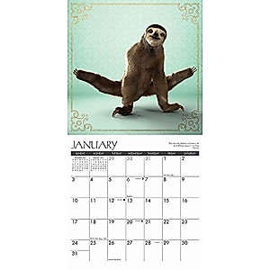Sloth Yoga 2021 Wall Calendar
