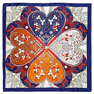 35” Satin Large Head Scarves Silk Bandana Like Neck Scarf Hair Sleeping Wraps Lightweight Satin Silk Scarfs for Women