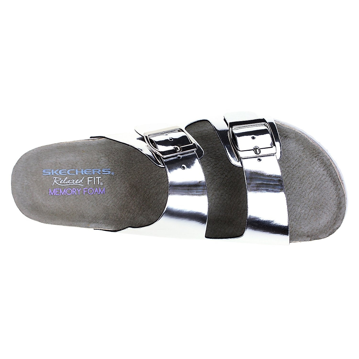 Skechers Women's Two Strap Relax Fit Memory Foam Sandal Size 9