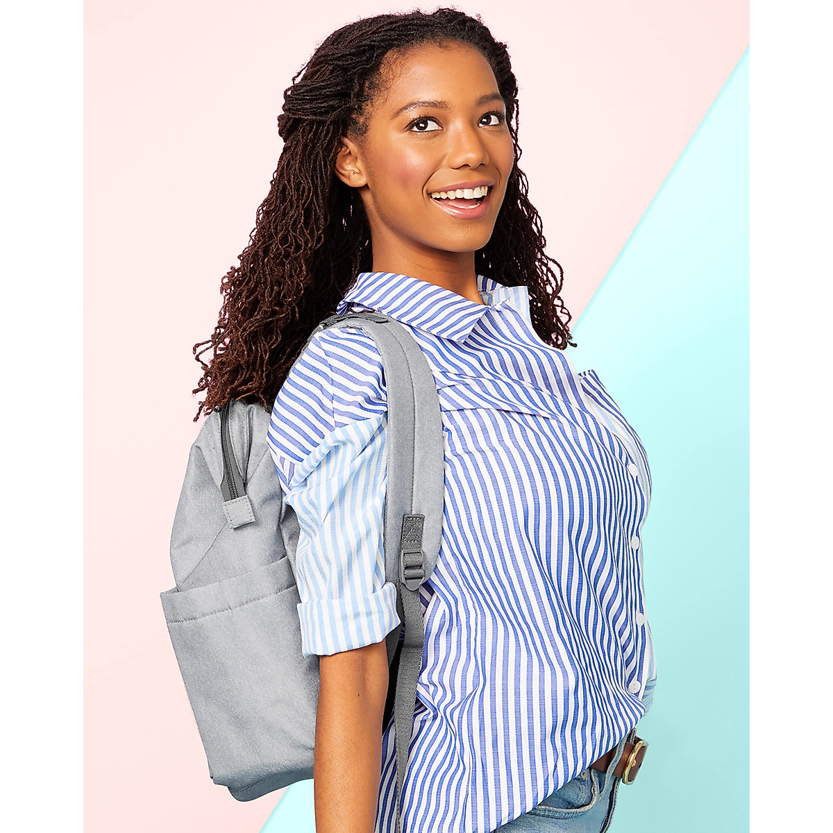Simple Joys by Carter's Everyday Diaper Backpack, Grey, One Size