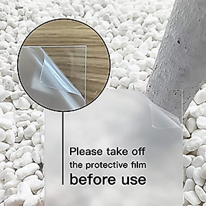 Jiorola Acrylic Critter's Sand Bath Box - Clear Hamster Digging Sand Container Bath Container Digging & Hide for Hamsters Mice Dormouse Gerbils or Other Small Pets