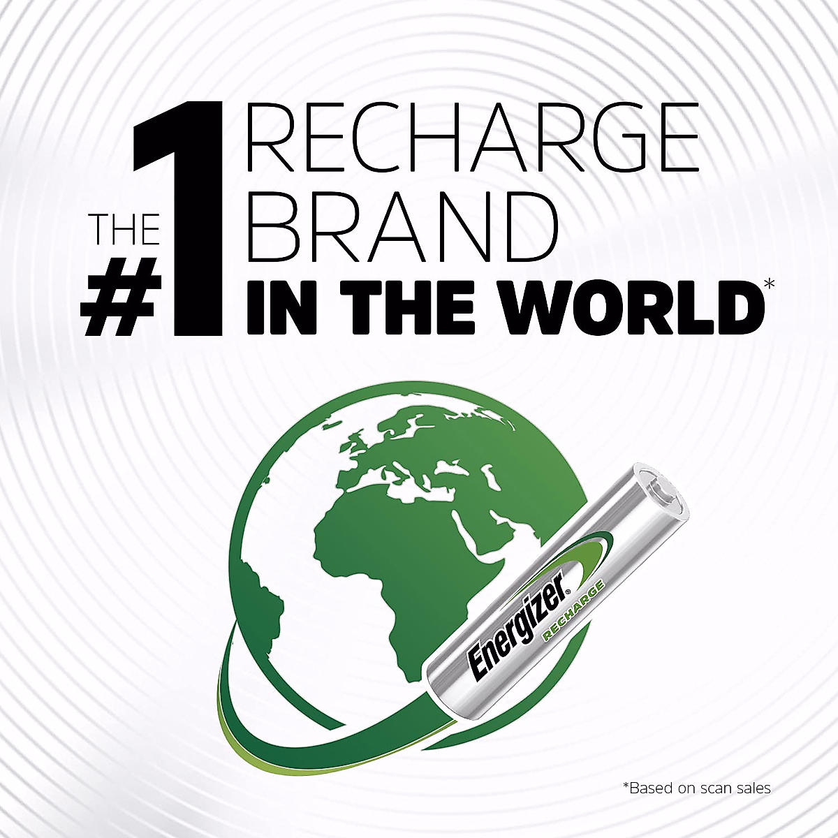 Energizer Rechargeable AAA Batteries, Recharge Universal Triple A Battery Pre-Charged, 8 Count