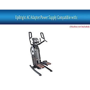UpBright 9V AC/DC Adapter Compatible with ProForm Cardio HIIT L6 HiiTL6 Cross Trainer Stepper Elliptical PFEL07920 PFEL07920.0 PFEL079200 PFEL07920-INT Pro-Form iFit 9VDC Power Supply Battery Charger