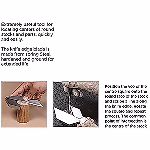 Groz 03522 3" Center Square, Finder Capacity