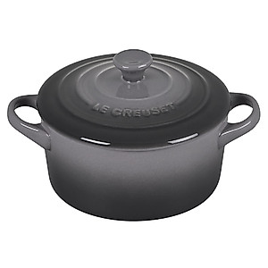 Le Creuset Stoneware Mini Round Cocotte, 14 oz., Oyster