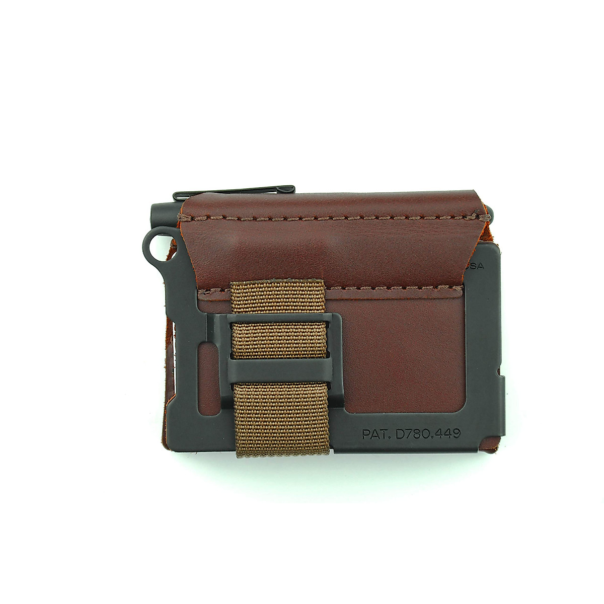 Trayvax Summit Notebook Wallet, RFID Protective Small Leather Credit Card Holder with Cash Pocket, includes Pocket Notebook and Space Pen, Brown