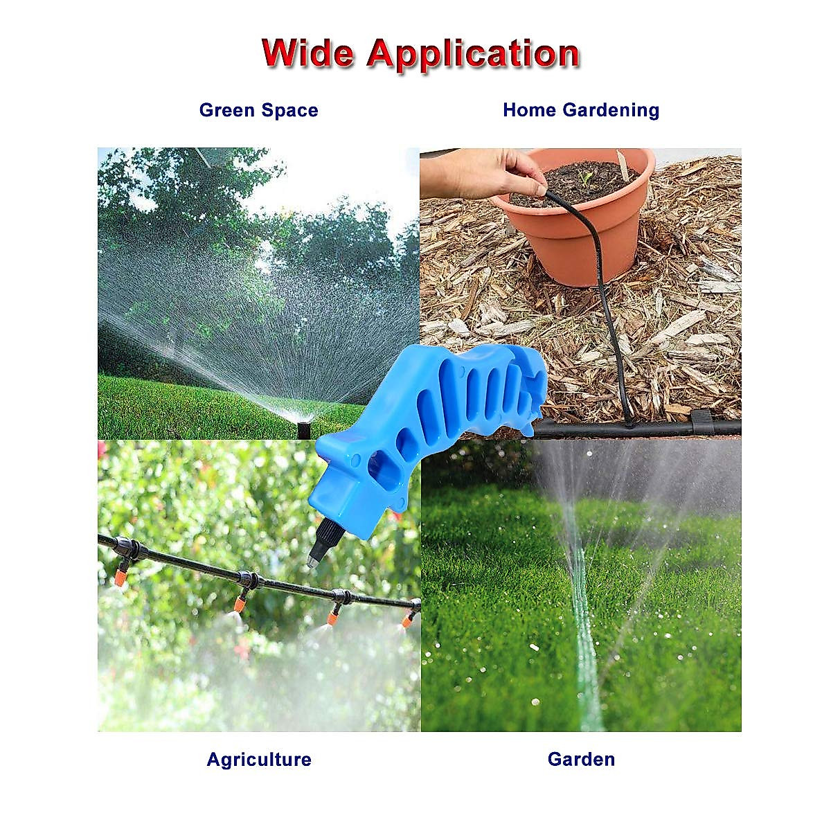 4 Pcs 2 in 1 Drip Irrigation Hole Punch Tool, 1/4 Inch Drip Tube Hole ...