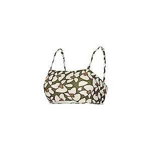 Fine Bay Printed Designer Bandeau Bikini Top with Removeable Strap Made of Sustainable Fabric (as1, Alpha, m, Regular, Regular, Green)