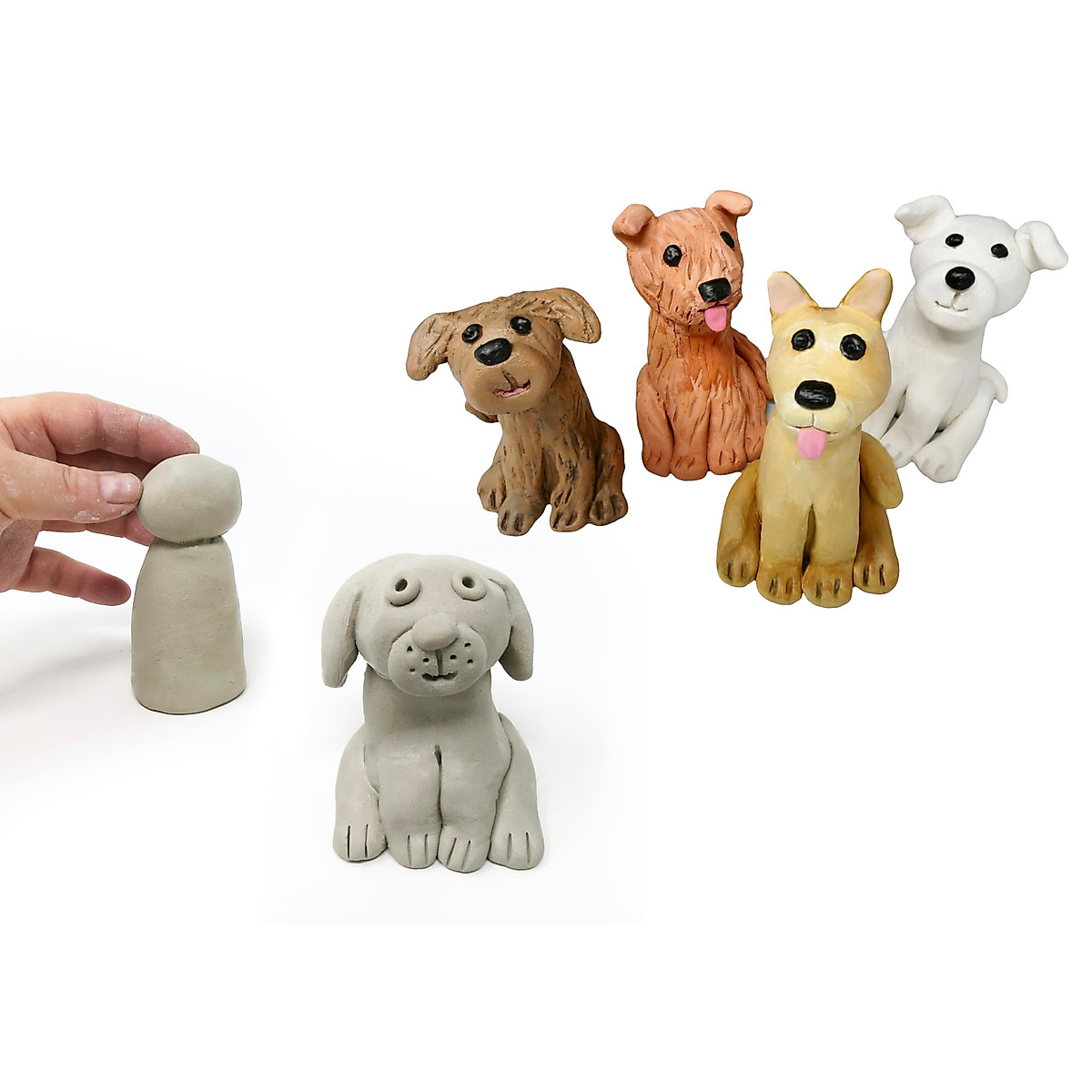 ACTIVA Plus Natural Self-Hardening Clay White 2.2 pounds