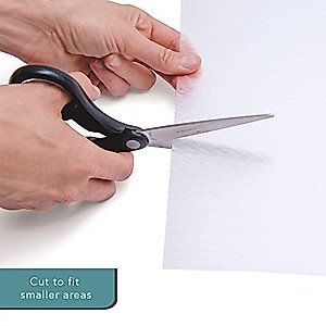 Con-Tact Waterproof Protective Liner for Under Kitchen Sink, Bathroom, Laundry Room Non-Adhesive Undersink and Vanity Mat, 24" x 48", Clear