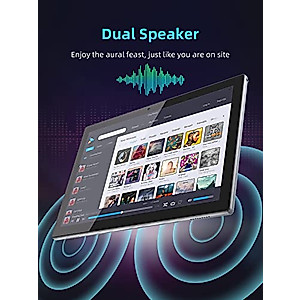 Tablet Android 11, Tablet 10 inch, 2GB RAM+64GB ROM & 512GB Expand, 2+8MP Dual Camera, 2.4G WiFi, Bluetooth, IPS Touch Screen, 6000mAh Battery, Google GMS Certified Tablets Grey