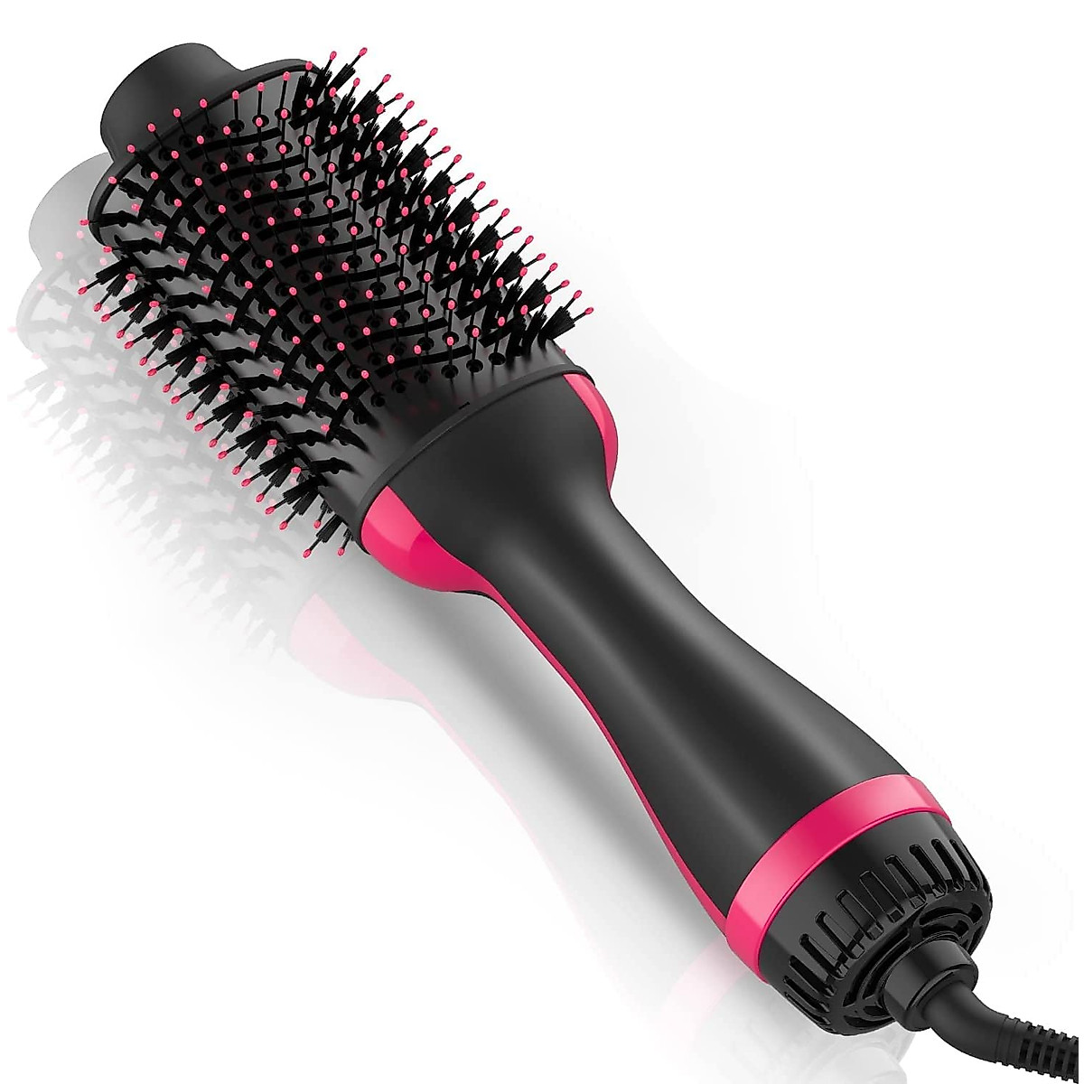 LPstea Hair Dryer Brush for Women, 4 in 1 Hot Air Brush, One Step Hair Dryer & Styler Volumizer with Enhanced Titanium Barrel, Red