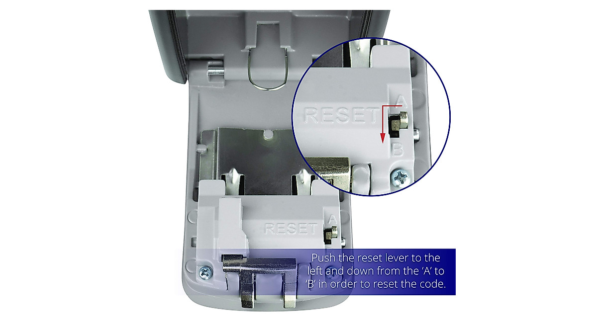 Secure Outdoor Key Lock Box - Durable Combination Storage