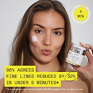 nuorganic 24k Instant Face Lift Cream - Advanced Anti-Aging Moisturizer with Plant Stem Cells for Youthful Glow - Cruelty-Free Wrinkle Cream for All Skin - Vegan Beauty Skincare, 50ml 3-Month Supply