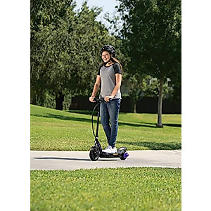 Razor 13111261 E100 Electric Scooter (Pink) & Power Core E100 Electric Scooter for Kids Ages 8+ - 100w Hub Motor, 8" Pneumatic Tire, Up to 11 mph and 60 min Ride Time, for Riders up to 120 lbs