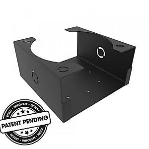 Patent Pending Apple MAC Studio Computer Mount - Black | Made in The USA by Oeveo | VESA Mount, Under Desk Holder, and Wall Case for The Apple Mac Studio | | 8H X 4.06W X 8.13D