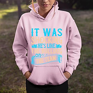 Bulldog Gift Ideas for Avid Sports Fans Gray and Muticolor Unisex Hoodie