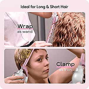 ORYNNE 1/2 Inch Curling Iron Wand Ceramic, Small Barrel Curling Iron for Tight Curls, Half Inch Tiny Curling Wand for Short & Long Hair, Heat Up Fast, Digital Temp Control