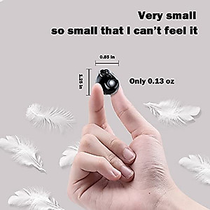 Invisible Smallest Mini Wireless Earbuds Mono Single Earphone Car Discreet Hidden Tiny Sleep Bluetooth Earpiece for Small Ears Work Cell Phones with Microphone in Ear Waterproof Sport Headphones