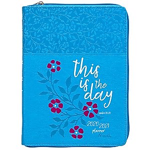 This Is the Day 2021 Leather Ziparound Planner: 18 Month Ziparound Planner