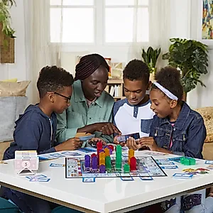 Monopoly Builder Board Game for Kids and Adults, Strategy Games, Family Board Games, for Kids 8 and Up, 2-4 Players