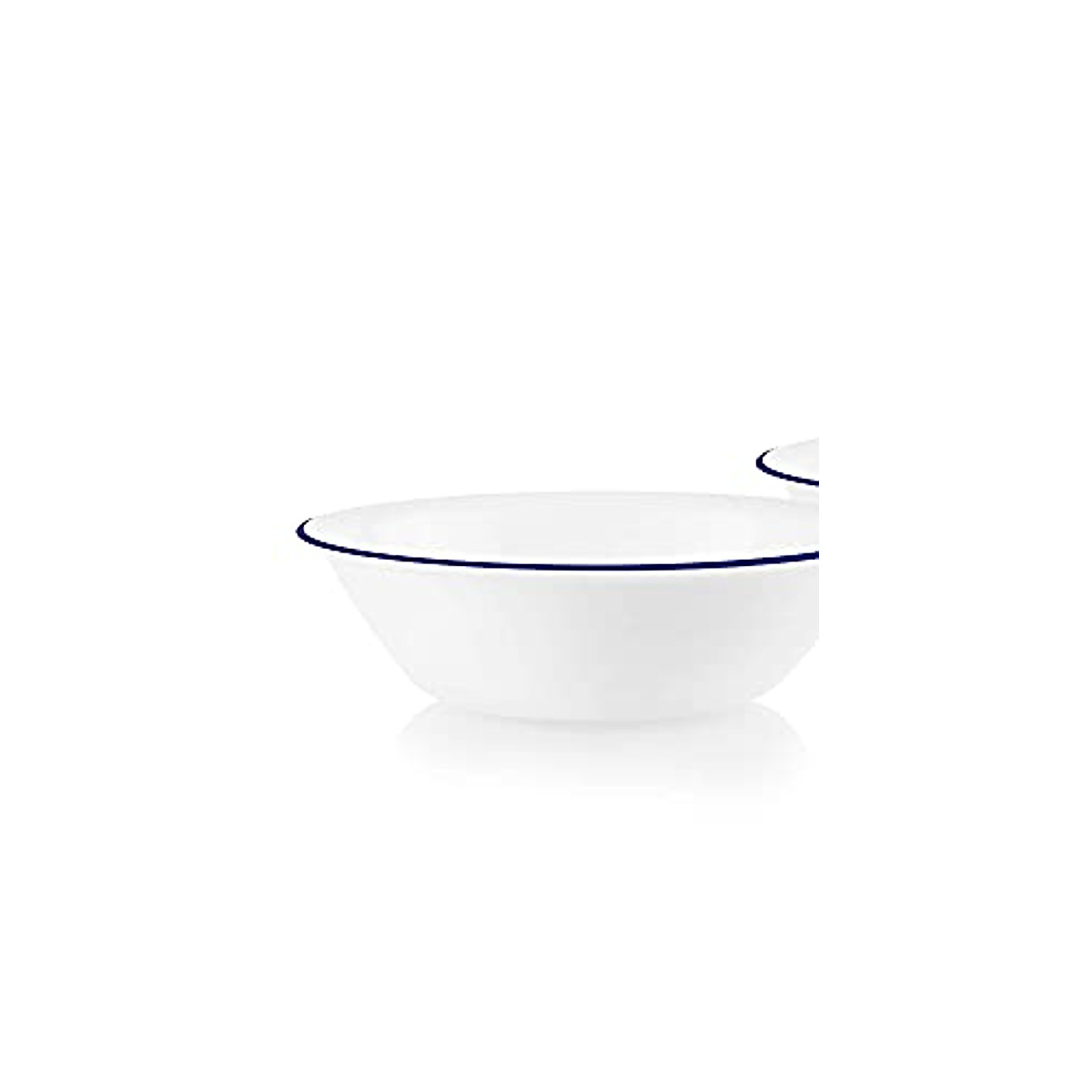 Corelle Style Chip Resistant 2qt (1.9L) Rimmed Bowl Blue 2-Pack, Model: N/A