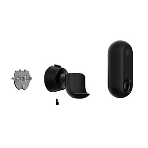 Canary Secure Mount Black for Canary Flex | Weatherproof | Wall Mount with Screws | Camera Accessory, Small